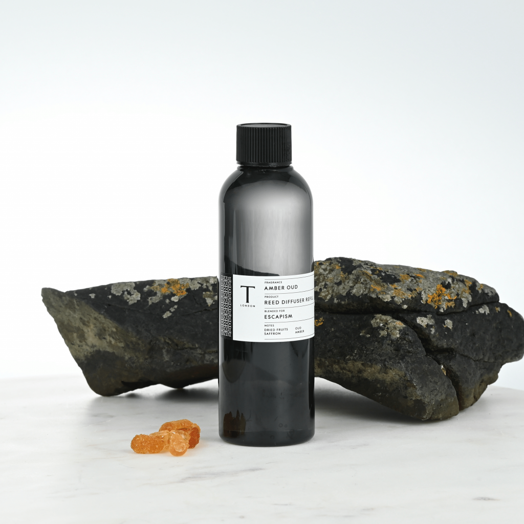 AMBER OUD REED DIFFUSER REFILL 200ml - T London