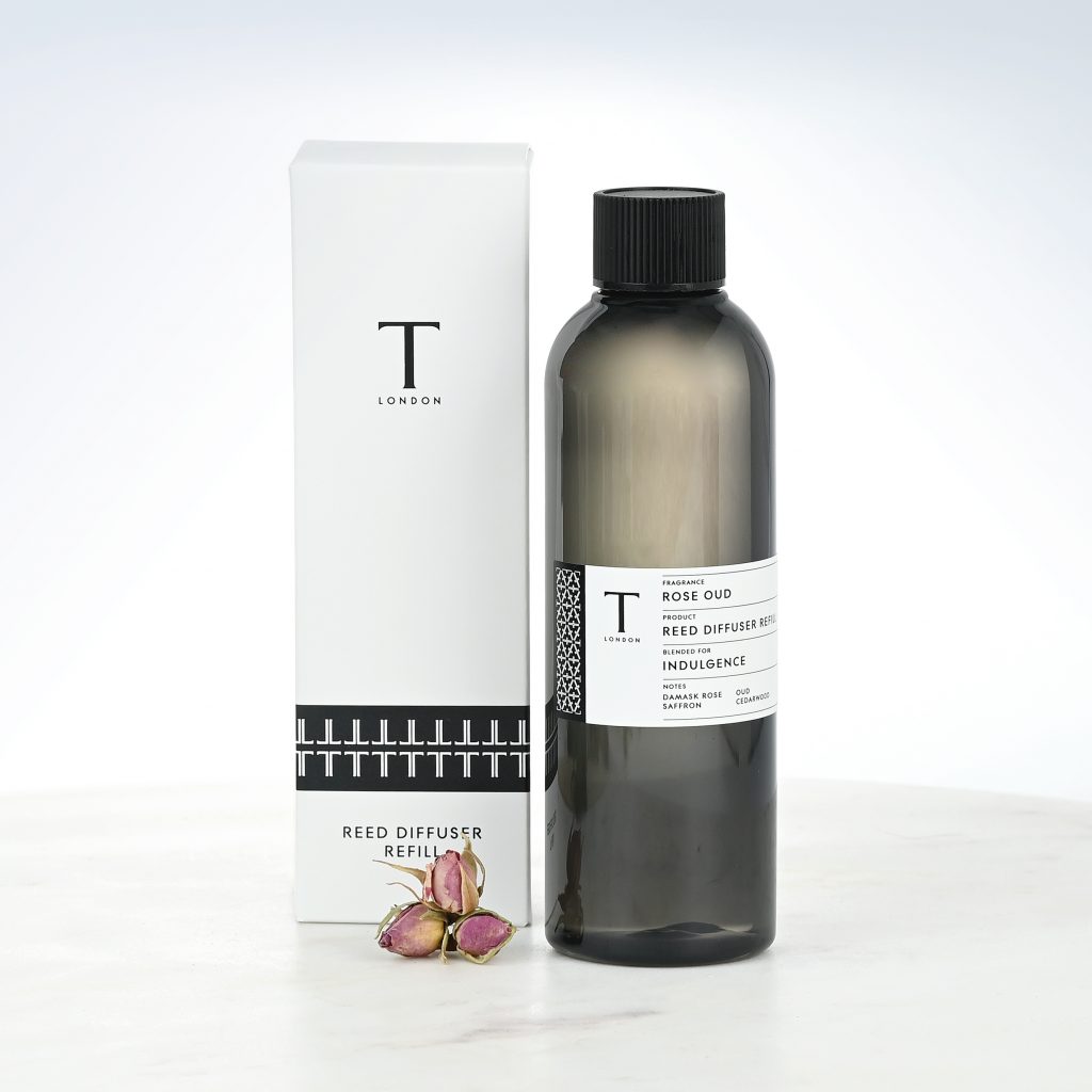 ROSE OUD REED DIFFUSER REFILL 200ml - T London