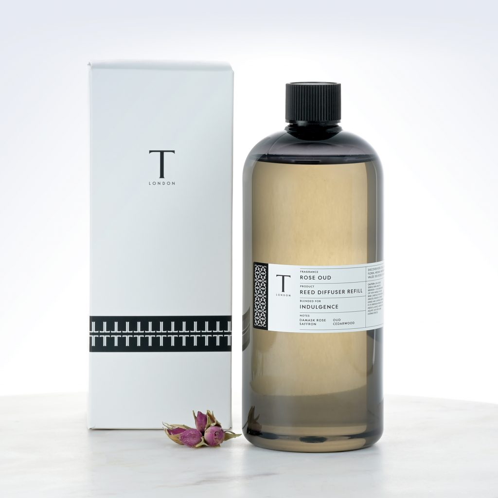ROSE OUD REED DIFFUSER REFILL 500ml - T London